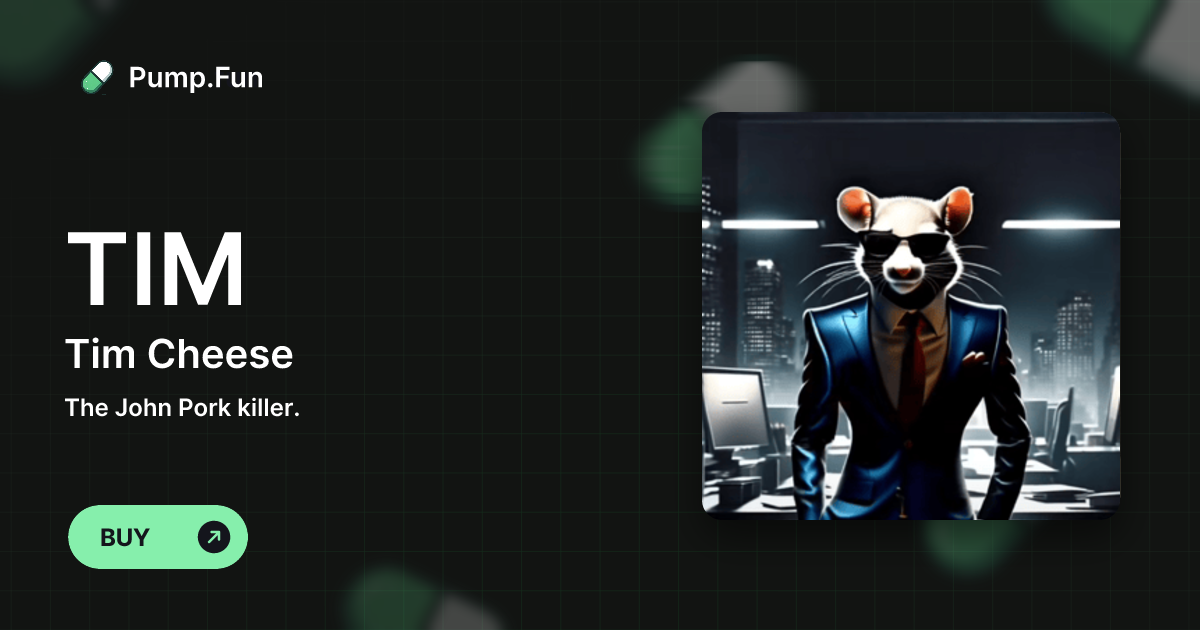 Tim Cheese (TIM) - Pump