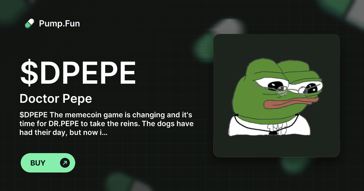 Doctor Pepe ($DPEPE) - Pump
