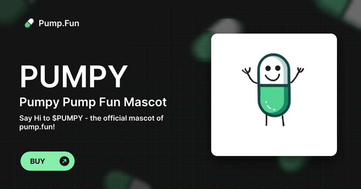 Pumpy Pump Fun Mascot (PUMPY) - Pump