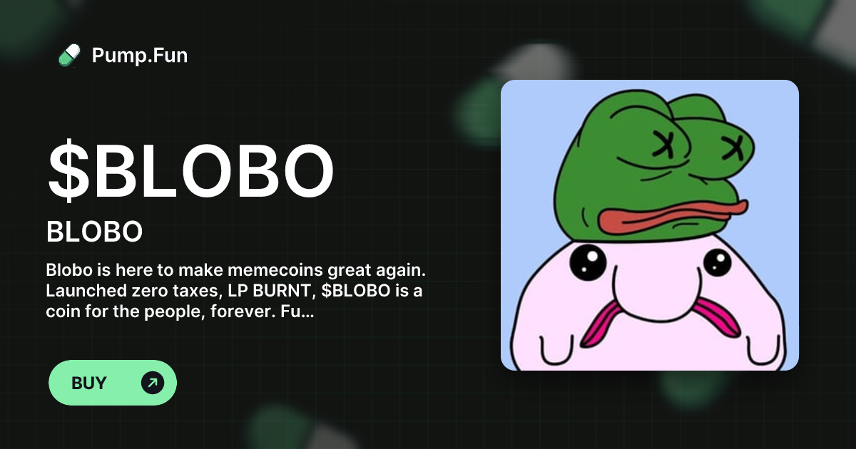 BLOBO ($BLOBO) - Pump