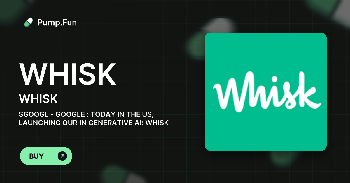WHISK (WHISK) - Pump