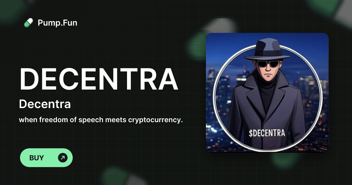 Decentra (DECENTRA) - Pump