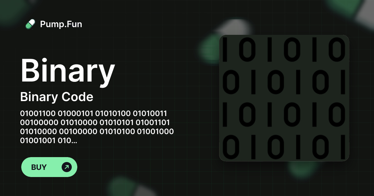 Binary Code (Binary) - Pump