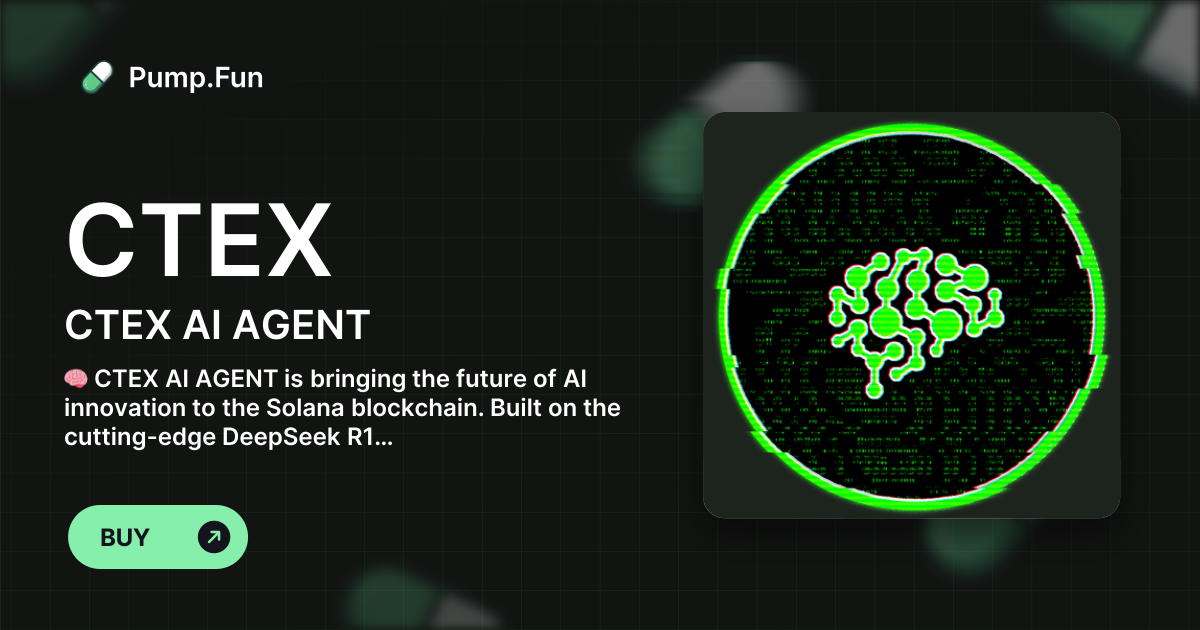 CTEX AI AGENT (CTEX) - Pump
