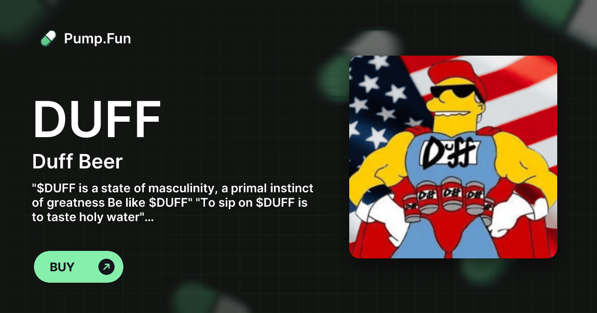 Duff Beer (DUFF) - Pump
