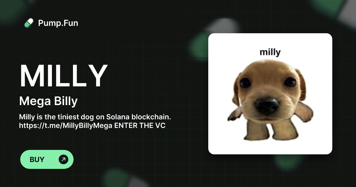 Mega Billy (MILLY) - Pump