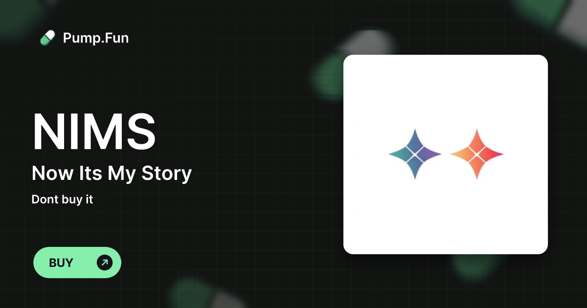 Now Its My Story (NIMS) - Pump