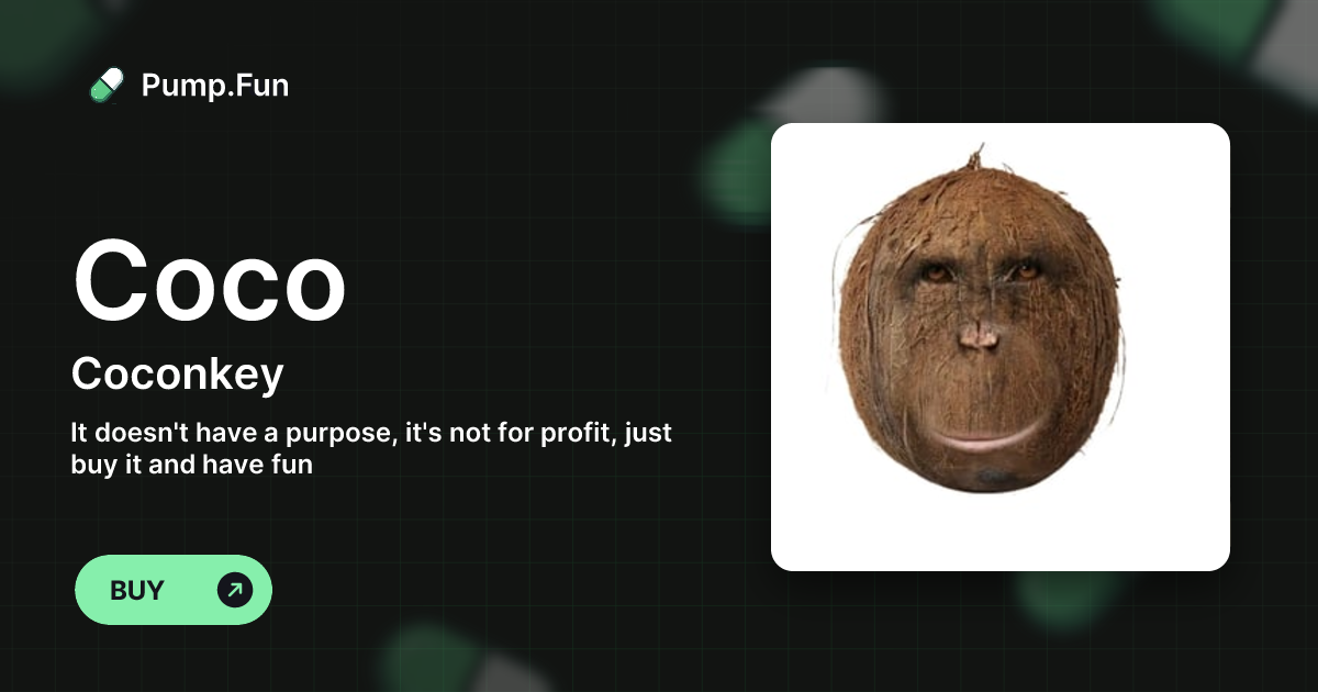 Coconkey (Coco) - Pump