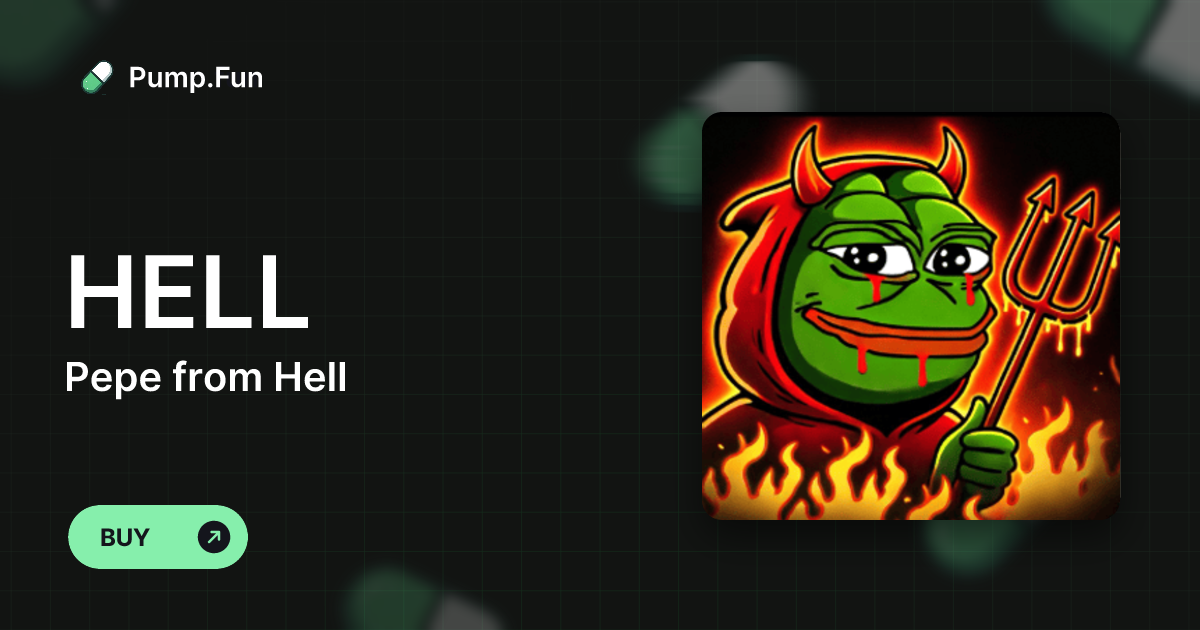 Pepe from Hell (HELL) - Pump