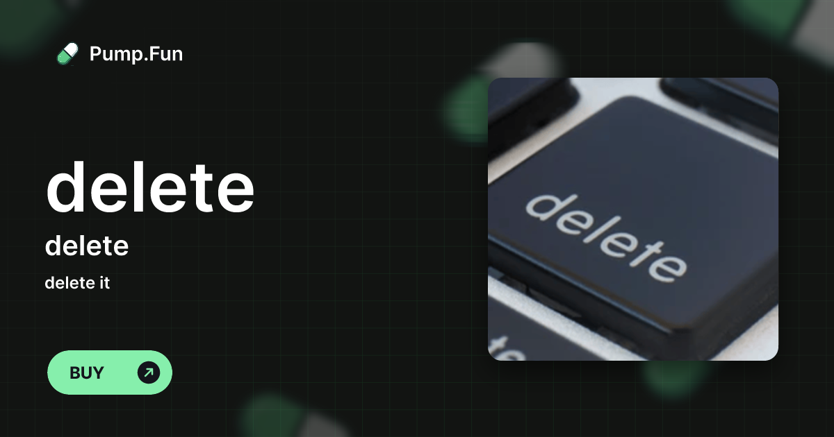 delete (delete) - Pump