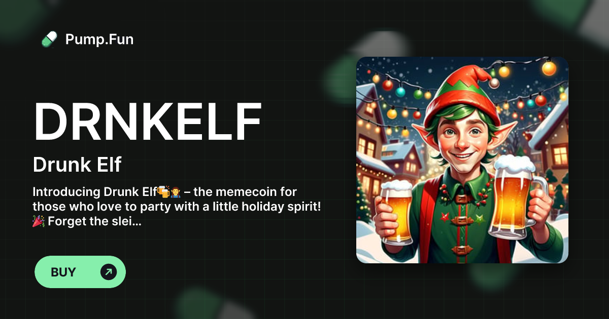Drunk Elf (DRNKELF) - Pump