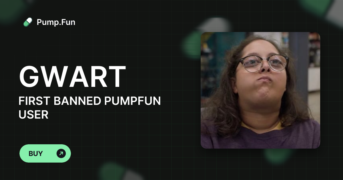 FIRST BANNED PUMPFUN USER (GWART) - Pump