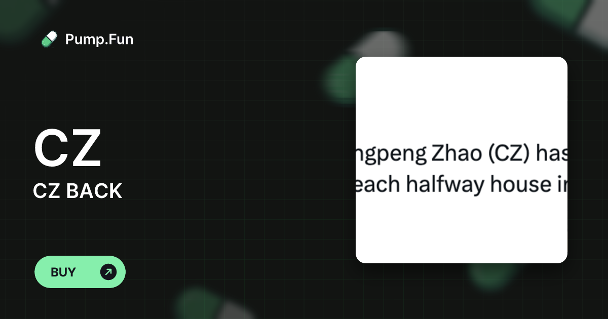 CZ BACK (CZ) - Pump