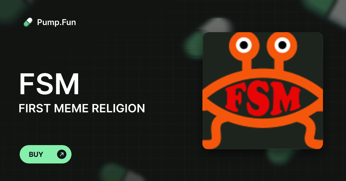 FIRST MEME RELIGION (FSM) - Pump