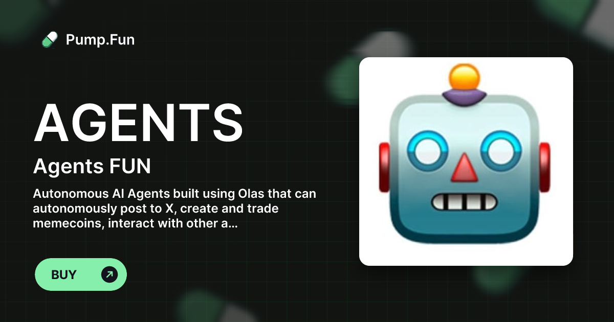 Agents FUN (AGENTS) - Pump