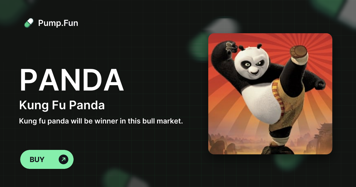 Kung Fu Panda (PANDA) - Pump