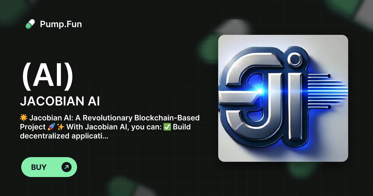 JACOBIAN AI ((AI)) - Pump