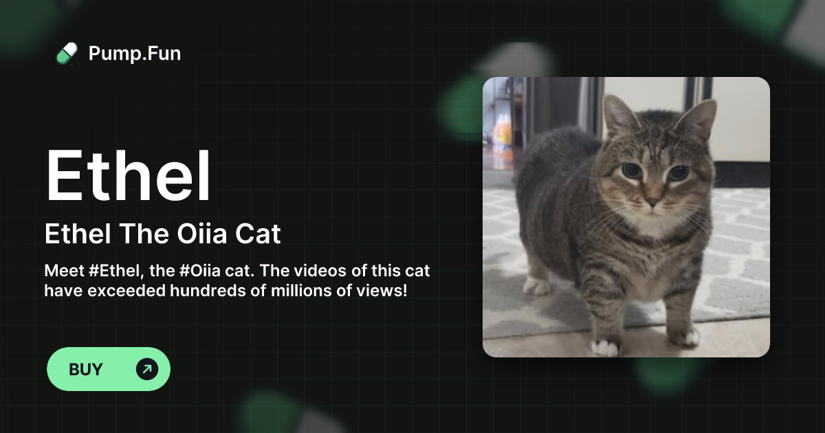 Ethel The Oiia Cat (Ethel) - Pump