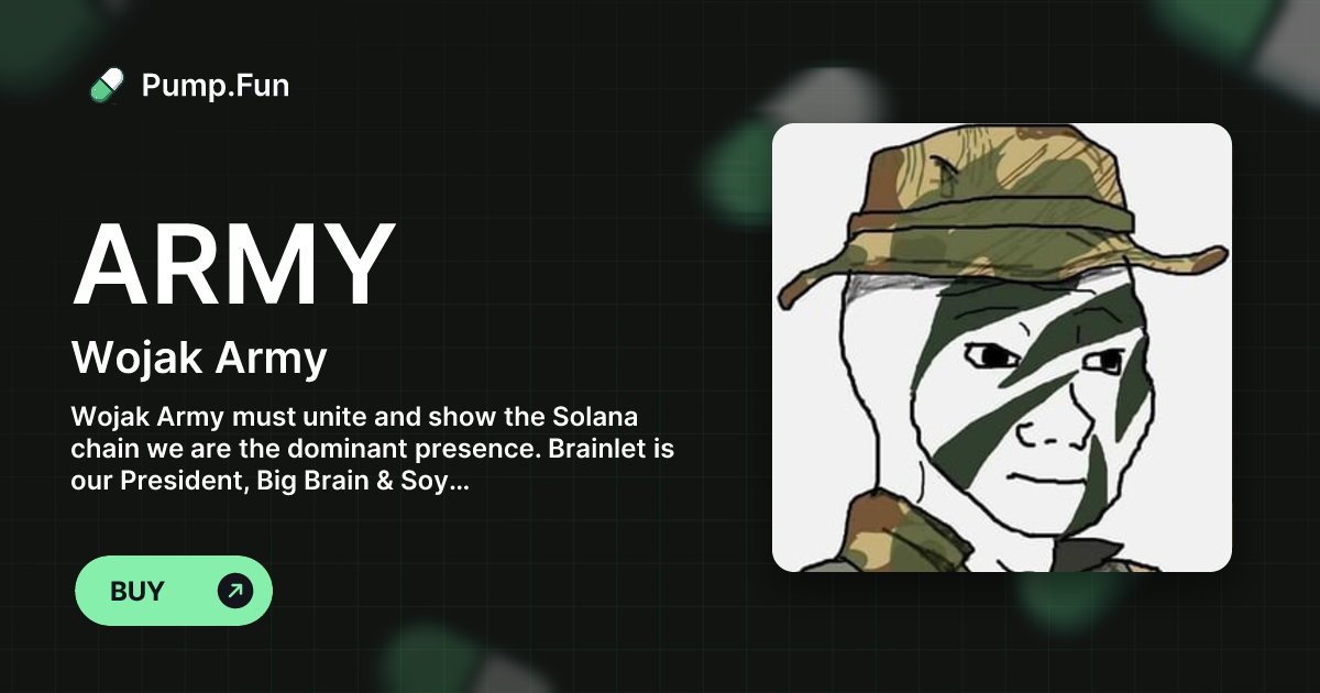 Wojak Army (ARMY) - Pump