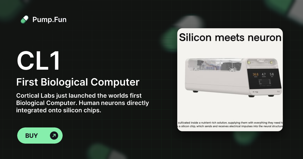 First Biological Computer (CL1) - Pump