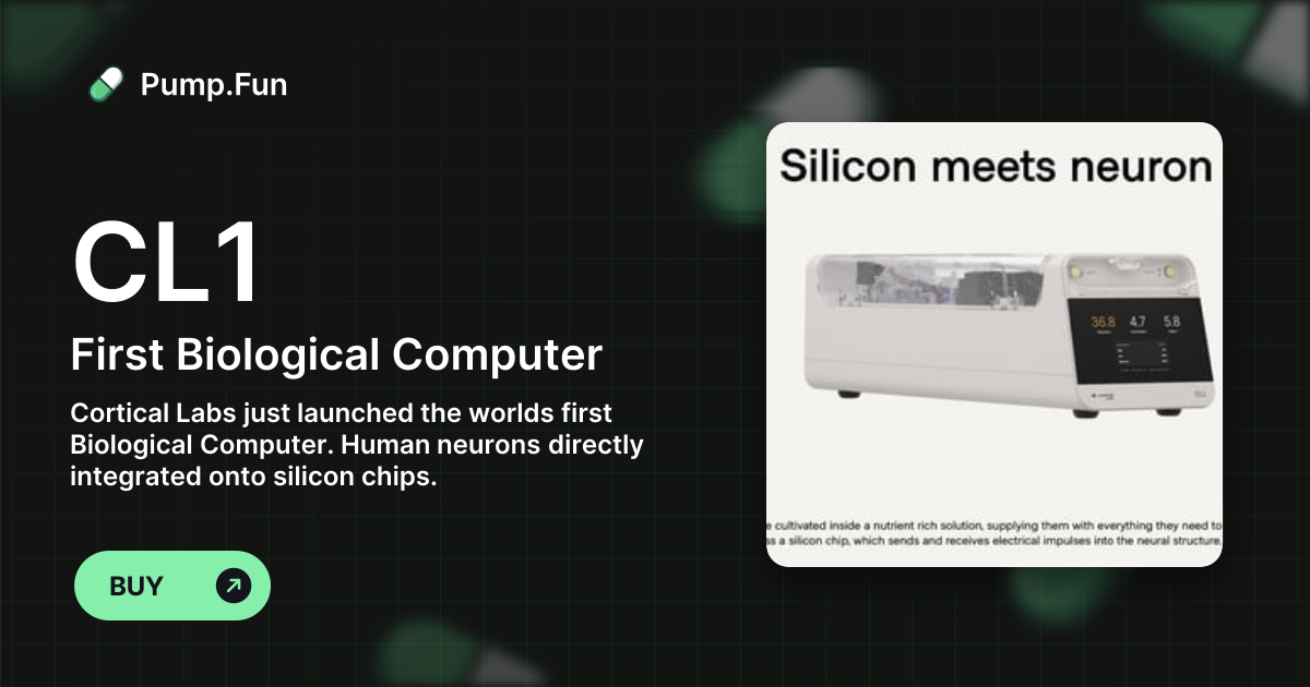 First Biological Computer (CL1) - Pump