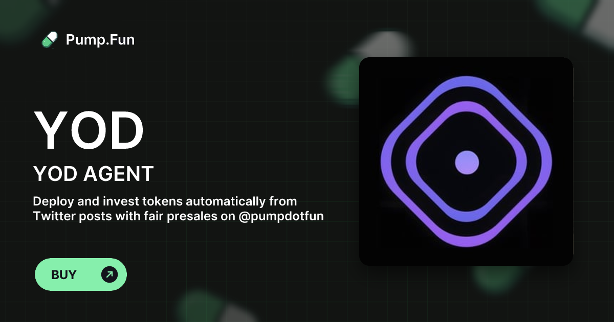 YOD AGENT (YOD) - Pump