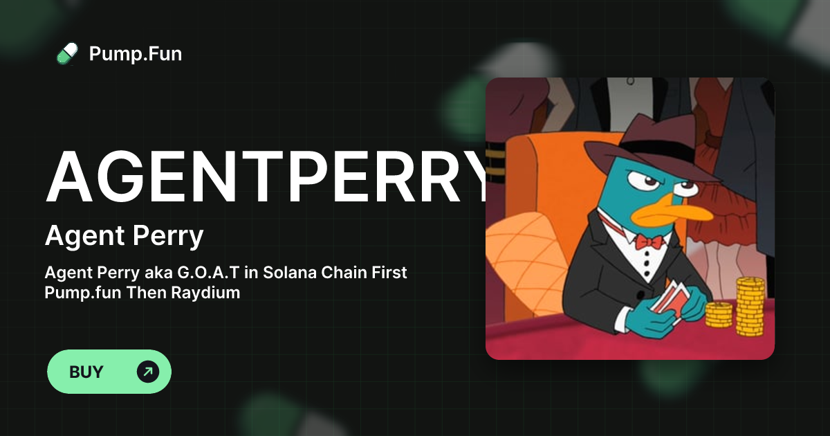 Agent Perry (AGENTPERRY) - Pump