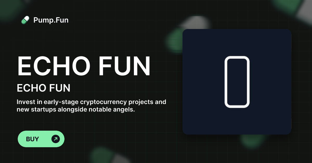 ECHO FUN (ECHO FUN) - Pump