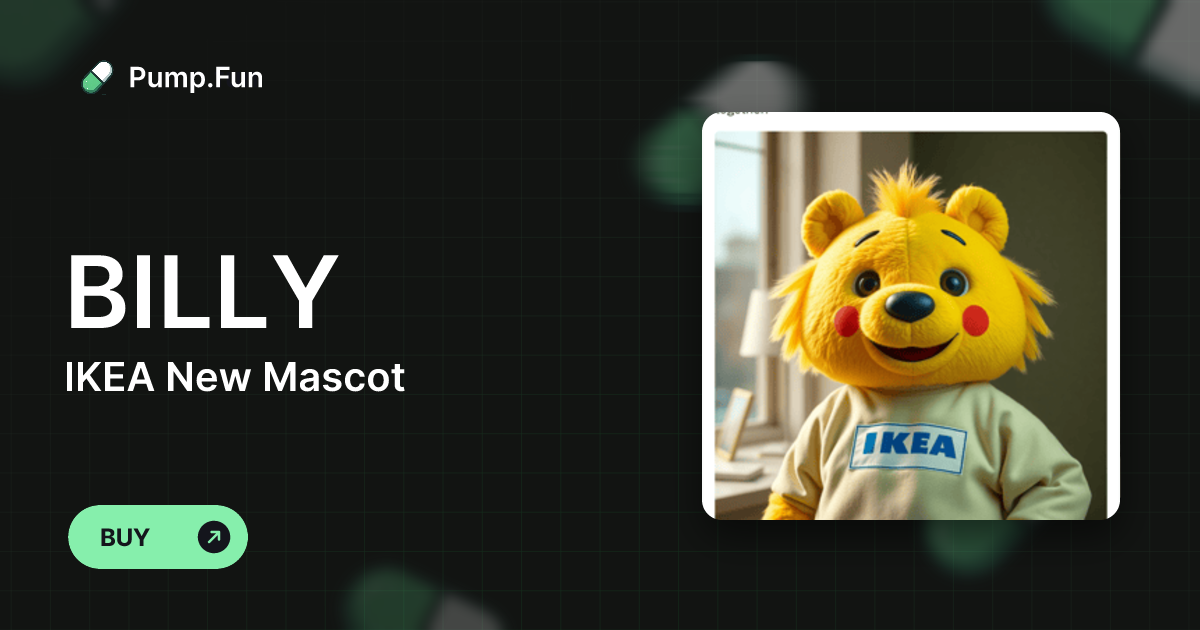 IKEA New Mascot (BILLY) - Pump