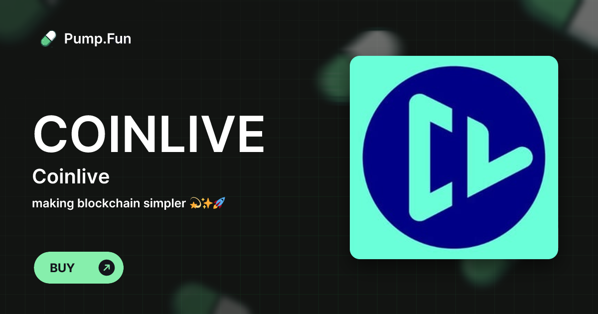Coinlive (COINLIVE) - Pump