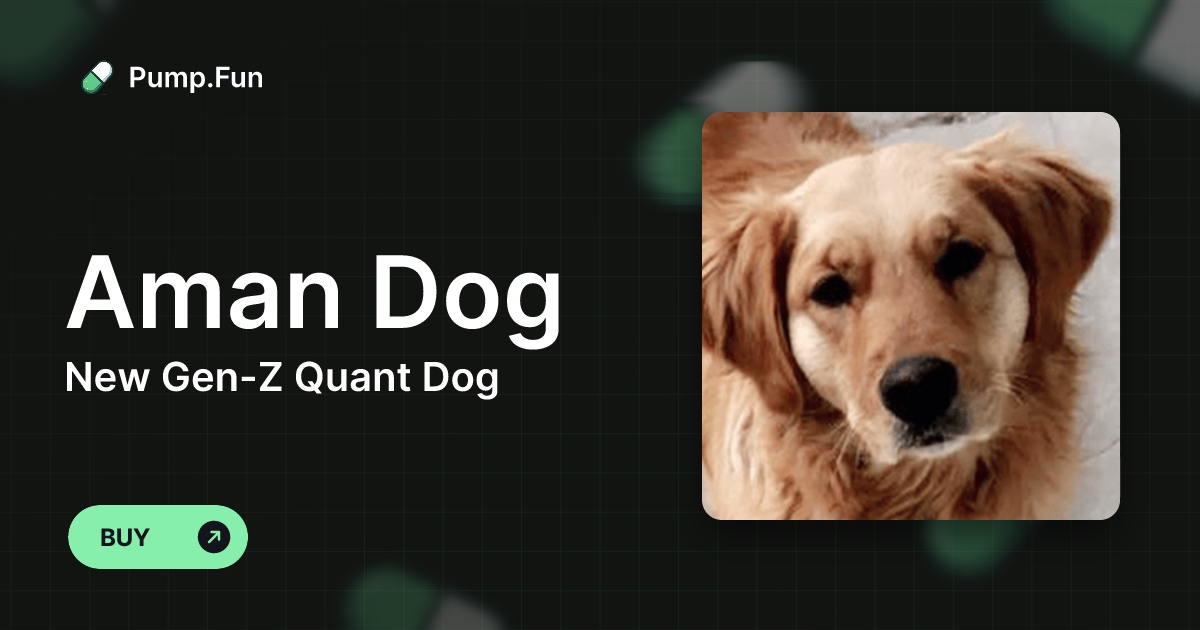 New Gen-Z Quant Dog (Aman Dog) - Pump