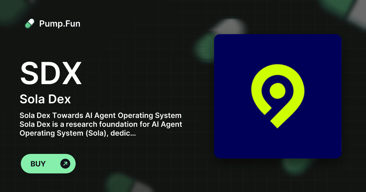Sola Dex (SDX) - Pump
