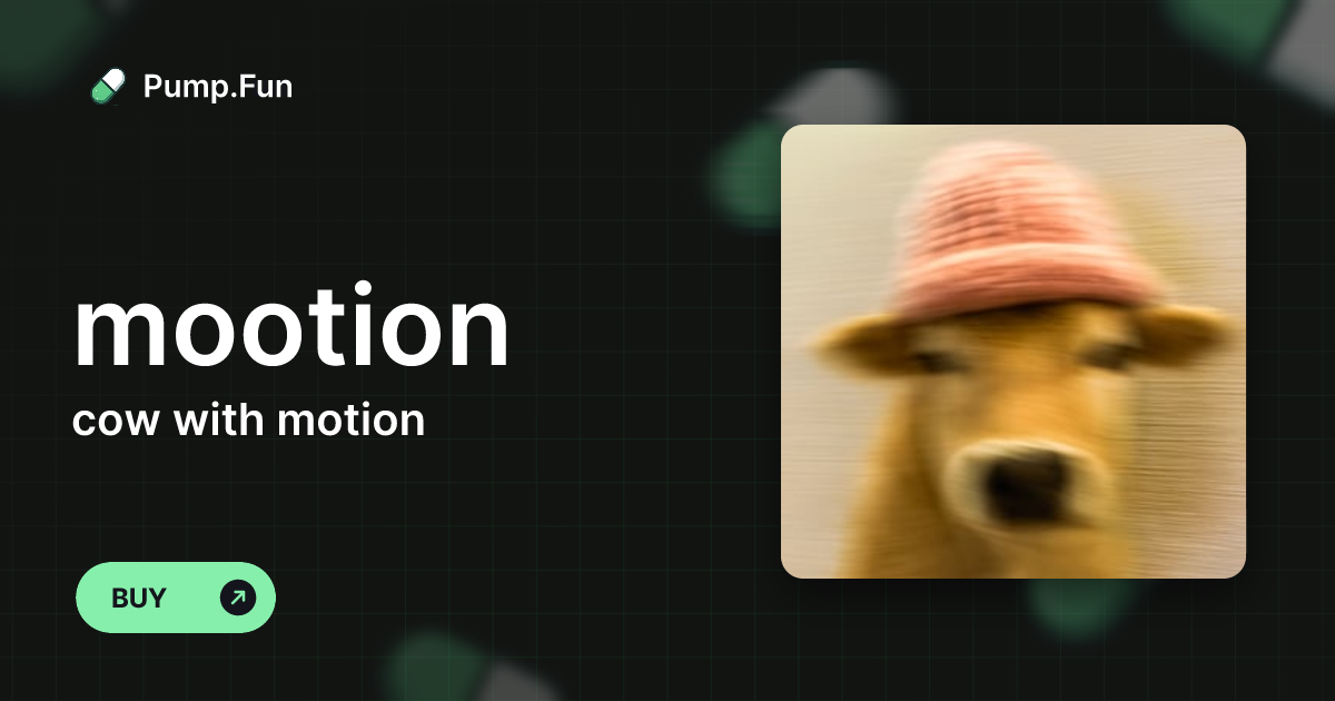 cow with motion (mootion) - Pump