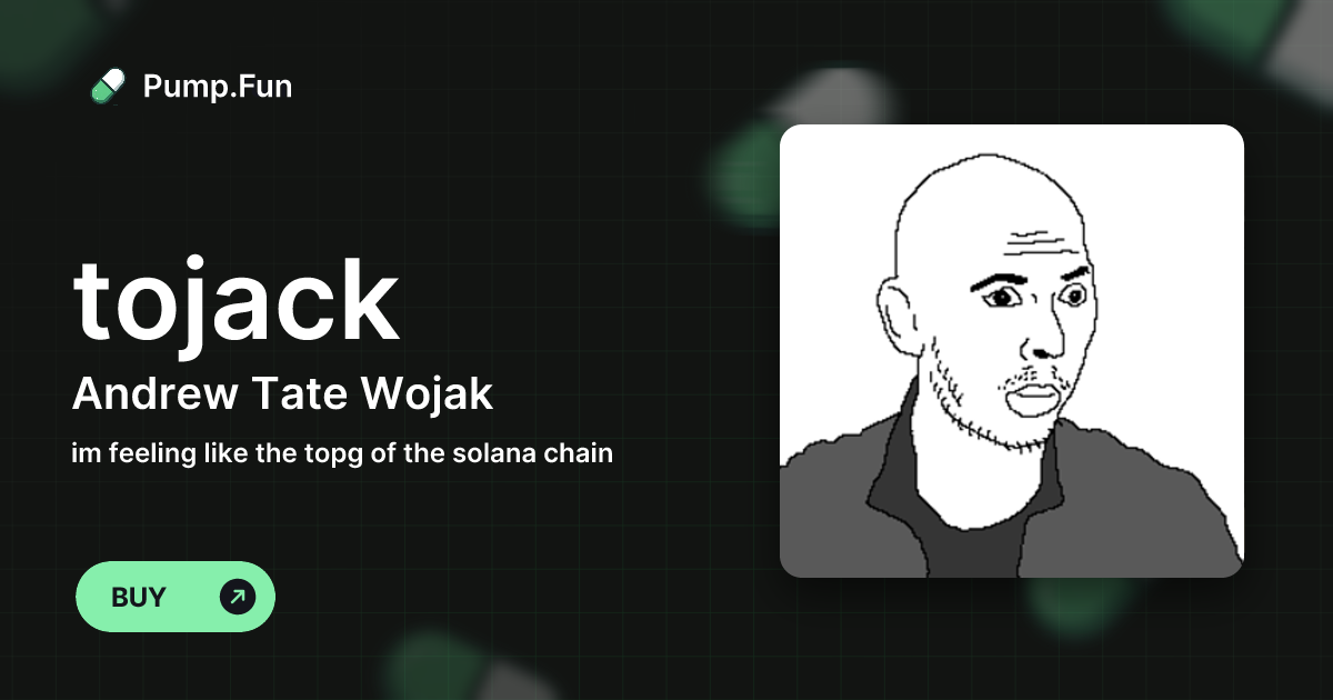 Andrew Tate Wojak (tojack) - Pump