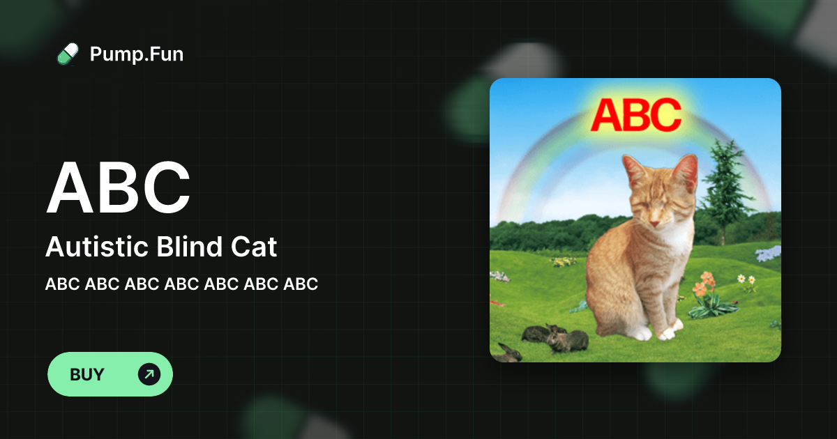 Autistic Blind Cat (ABC) - Pump