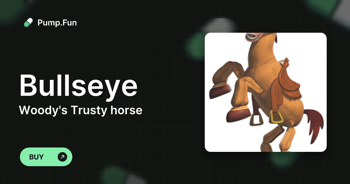 Woody's Trusty horse (Bullseye) - Pump