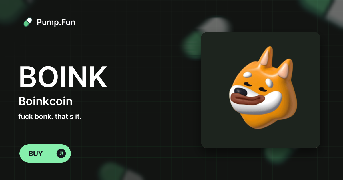 Boinkcoin (BOINK) - Pump