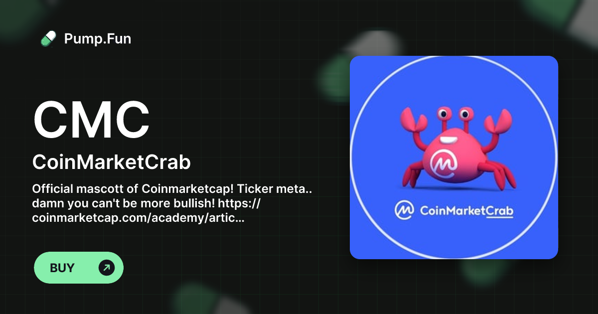 CoinMarketCrab (CMC) - Pump