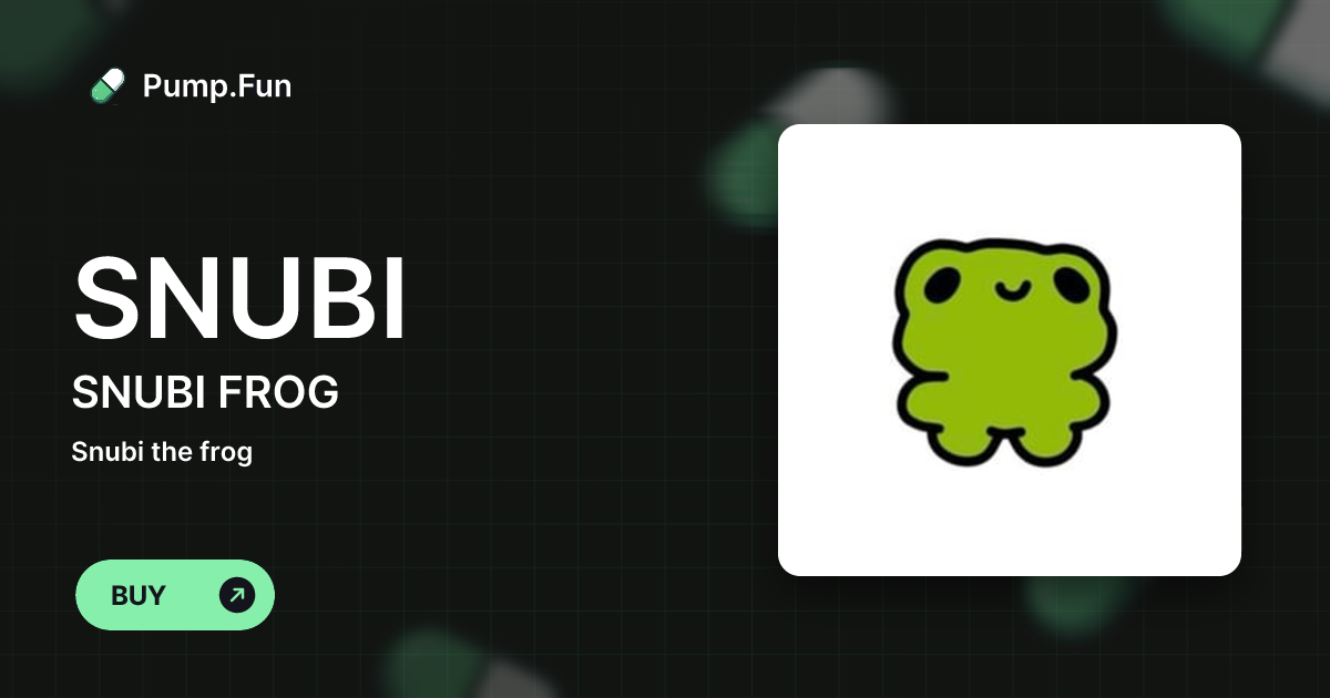 SNUBI FROG (SNUBI) - Pump