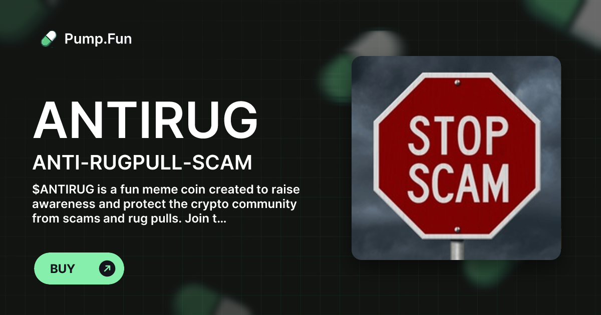 ANTI-RUGPULL-SCAM (ANTIRUG) - Pump