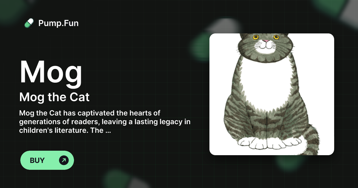 Mog the Cat (Mog) - Pump