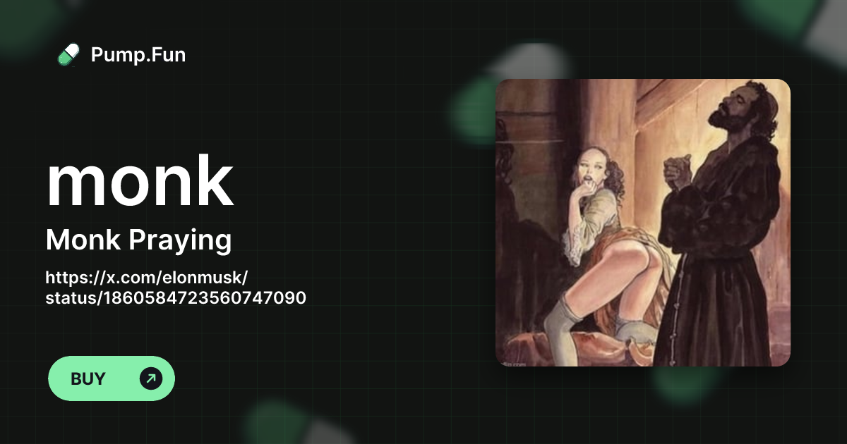 Monk Praying (monk) - Pump