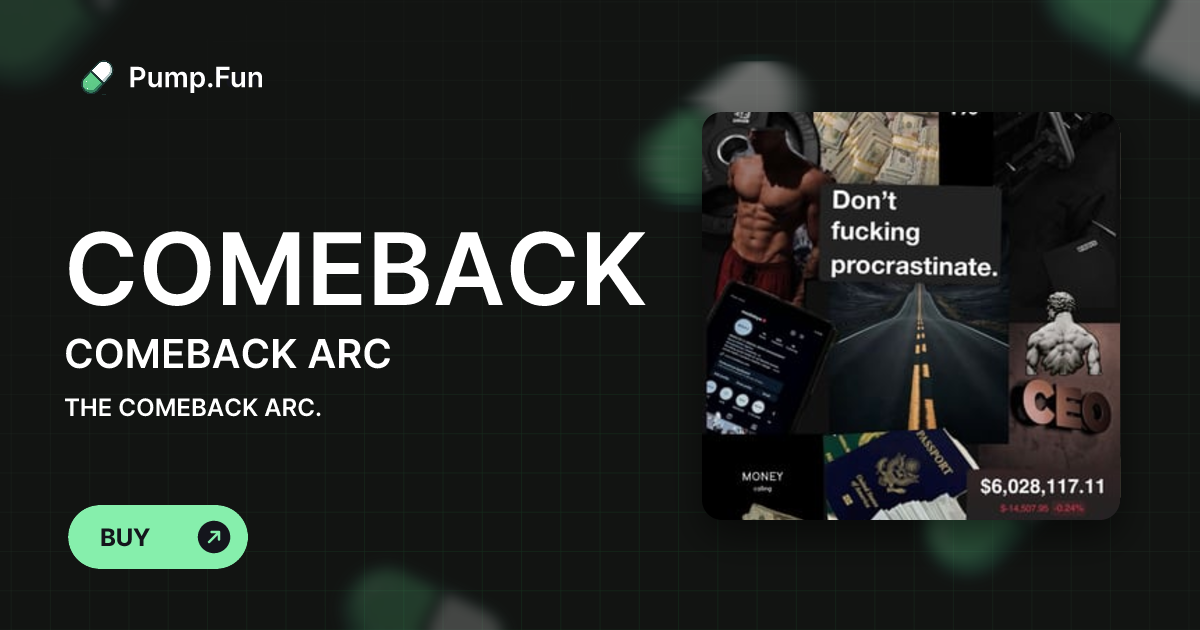 COMEBACK ARC (COMEBACK) - Pump