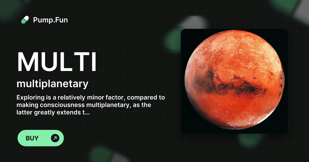 multiplanetary (MULTI) - Pump