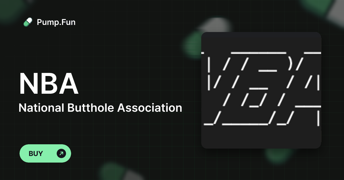 National Butthole Association (NBA) - Pump