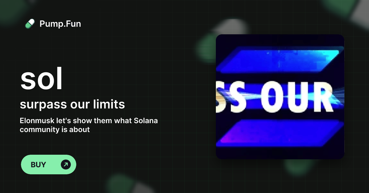 surpass our limits (sol) - Pump