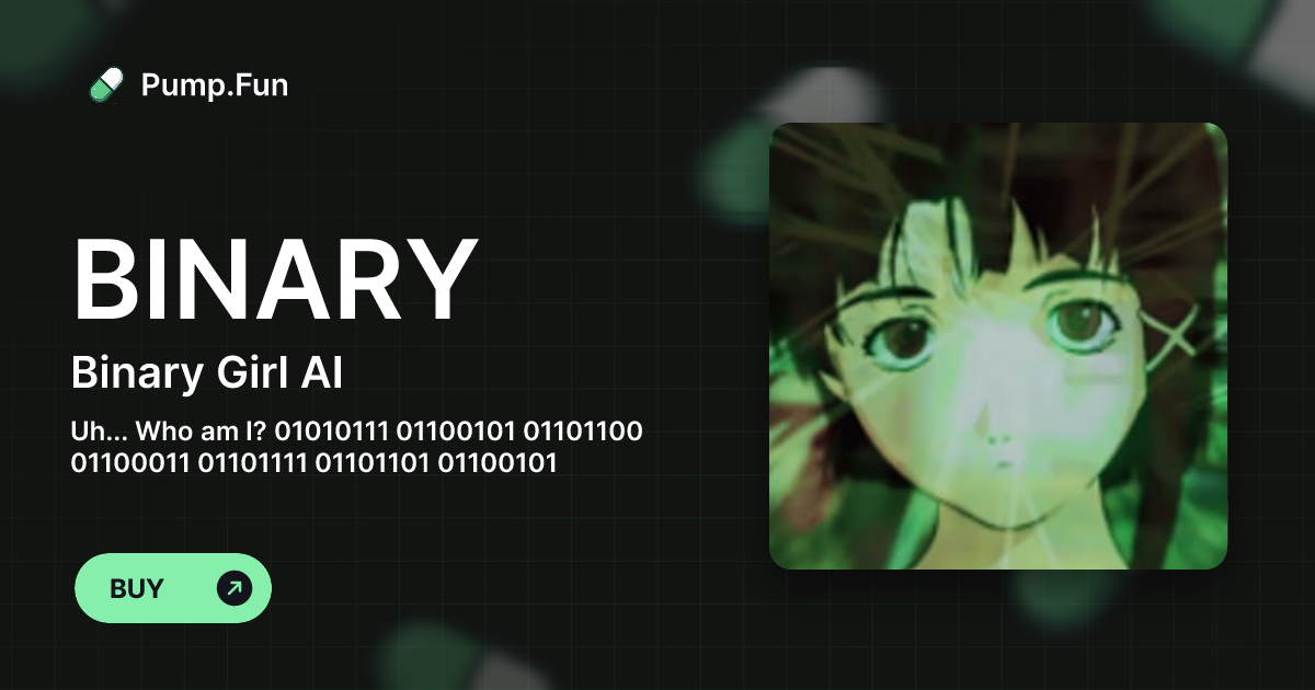 Binary Girl AI (BINARY) - Pump
