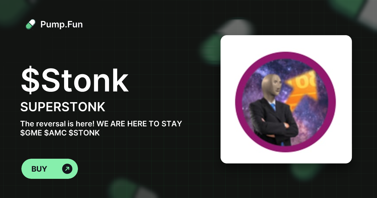 SUPERSTONK ($Stonk) - Pump