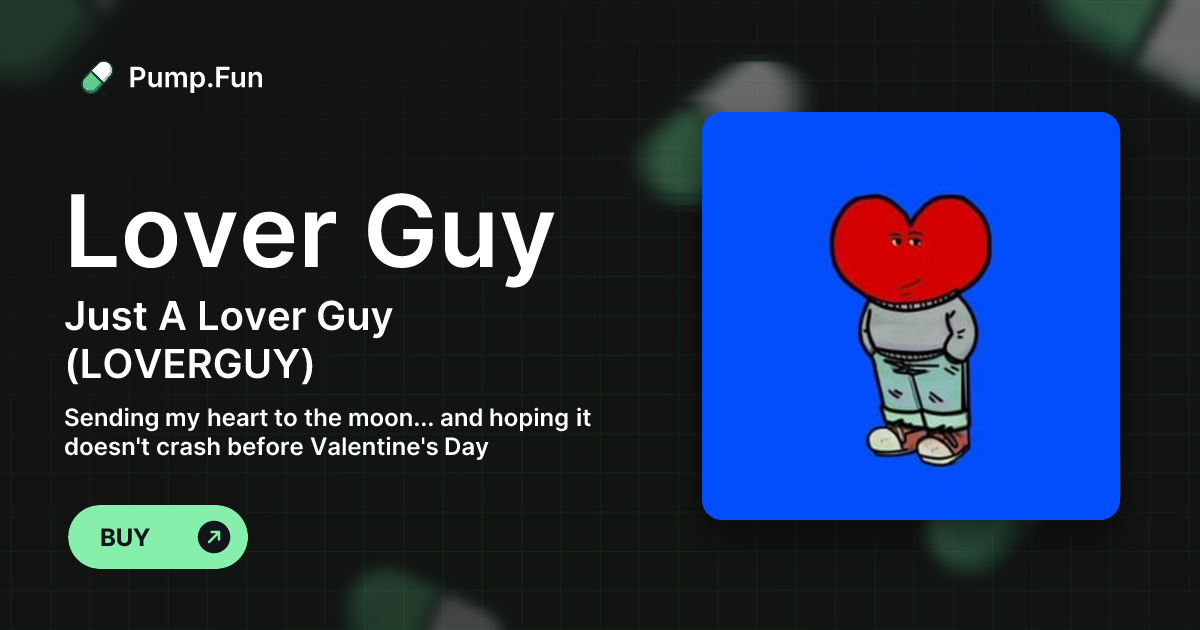 Just A Lover Guy (LOVERGUY) (Lover Guy) - Pump