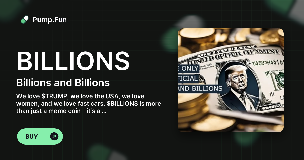 Billions and Billions (BILLIONS) - Pump